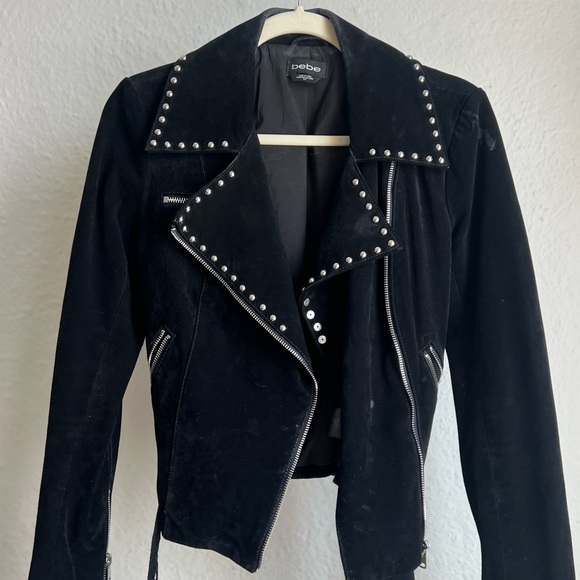 bebe | Jackets & Coats | Vintage Bebe Suede Jacket | Poshmark